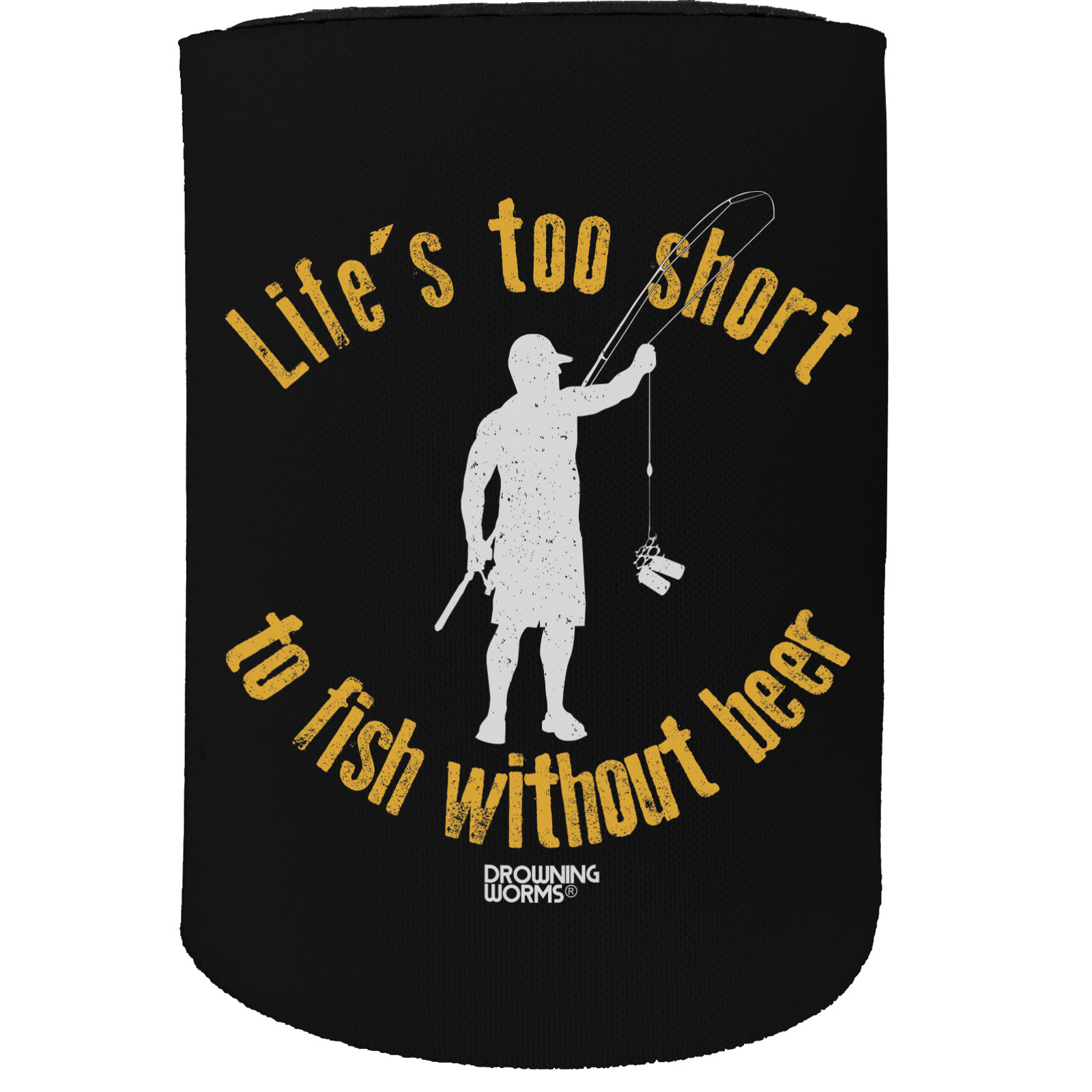 Fishing Stubby Holder Funny Novelty Stubbie Gift - SUPER VARIOUS ...